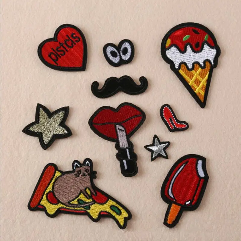 Embroidered Clothing Patch Iron On Cute Patch Fabric Sewing On Applique ...