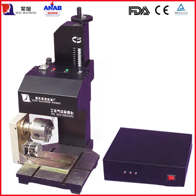 Rotary Marking Automatic Pneumatic Dot Peen Marking Machine-in Wood ...