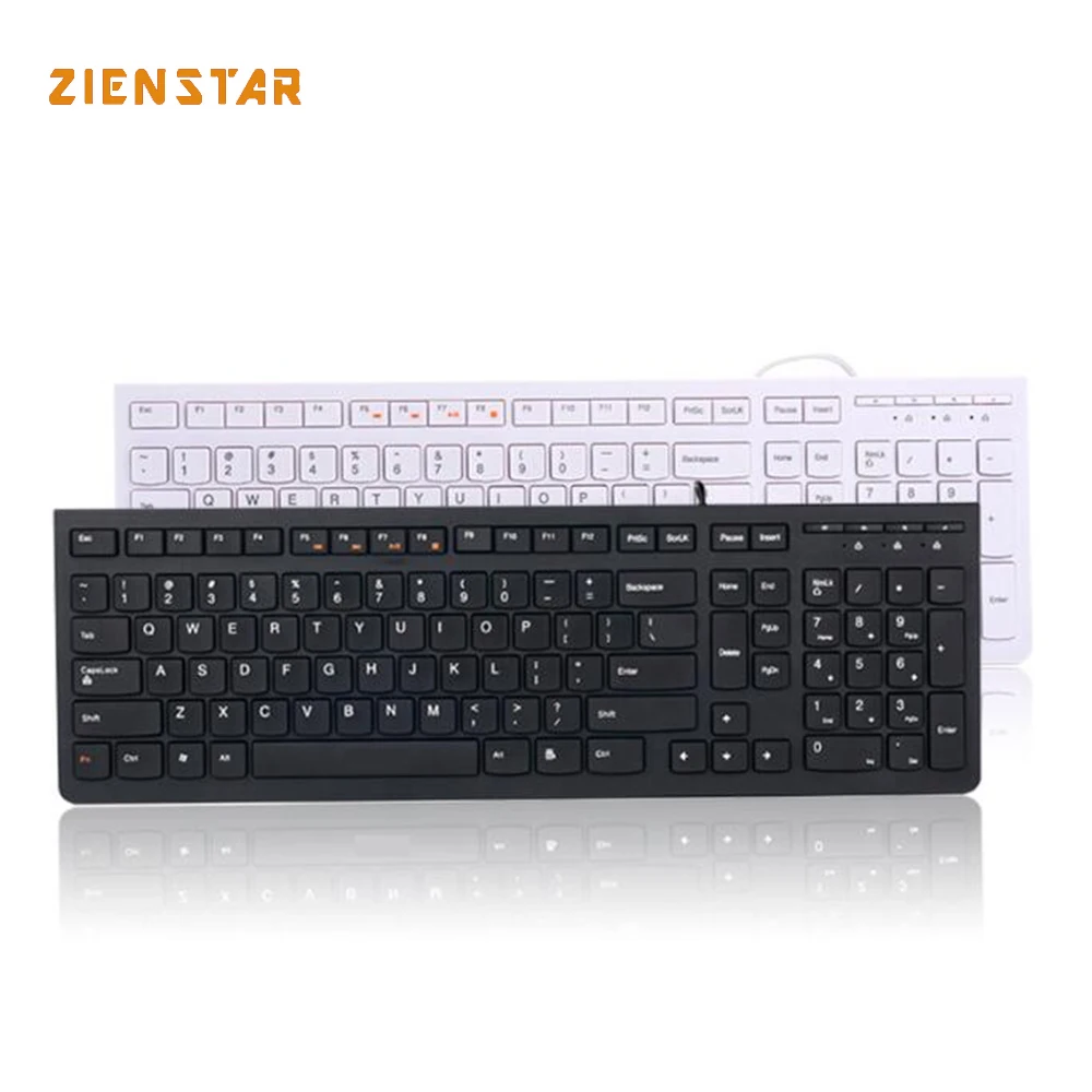 Zienstar Wired Usb Computer Keyboard for Windows PC,laptop,Office ...