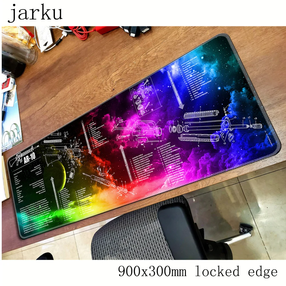 AK47-mouse-pad-900x300mm-mousepads-best-gaming-mousepad-gamer-AR15 ...