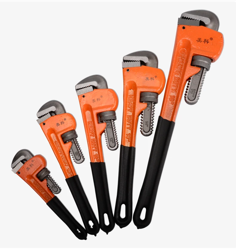 Outillage à main,Clé de plomberie droite à usage intensif, 8 ' -10' -12 ...