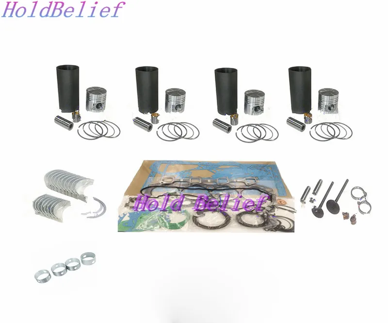 Overhaul Rebuild Kit For Toyota 2kd 2kd-ftv Engine Piston Bearing ...
