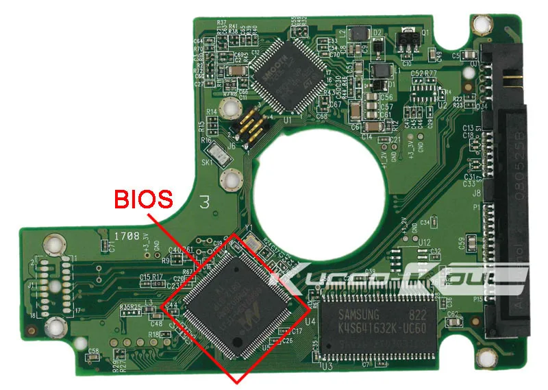 hard drive controller printed circuit board 2060 701499 000 REV A PCB ...