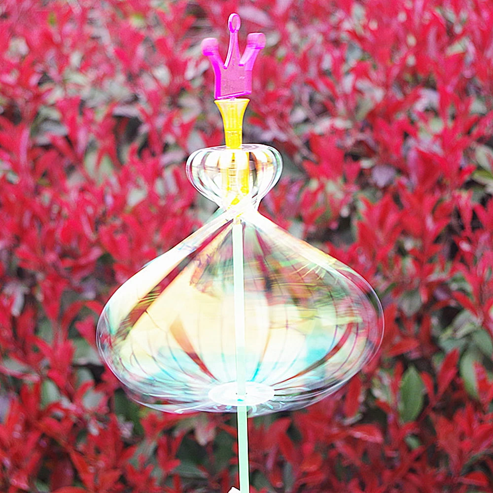 Kids Toy Magic Spinning Stick with Light Spin Bubble Ball Children Toys ...