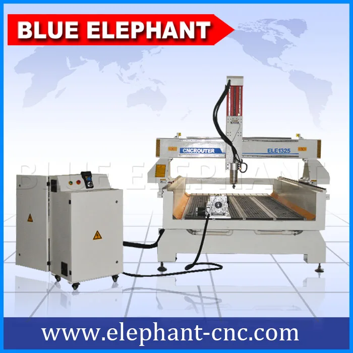 Blue Elephant 1325 4 axis Wood CNC Machine with Rotary Device for wood ...