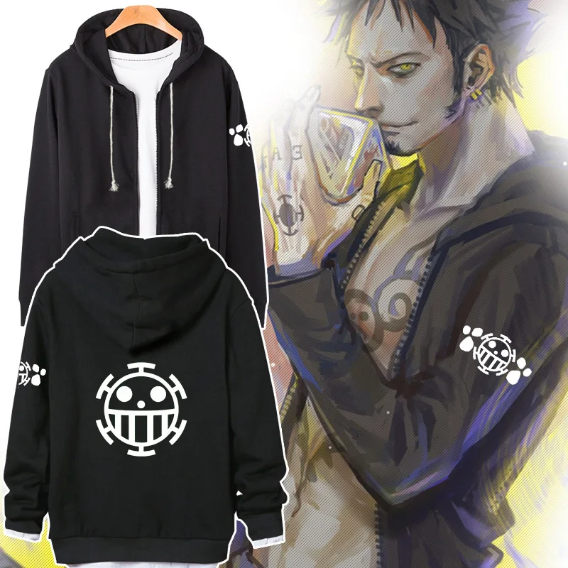 Anime One Piece Monkey D Luffy Cosplay Costume Hoodies - AllCosplay.com