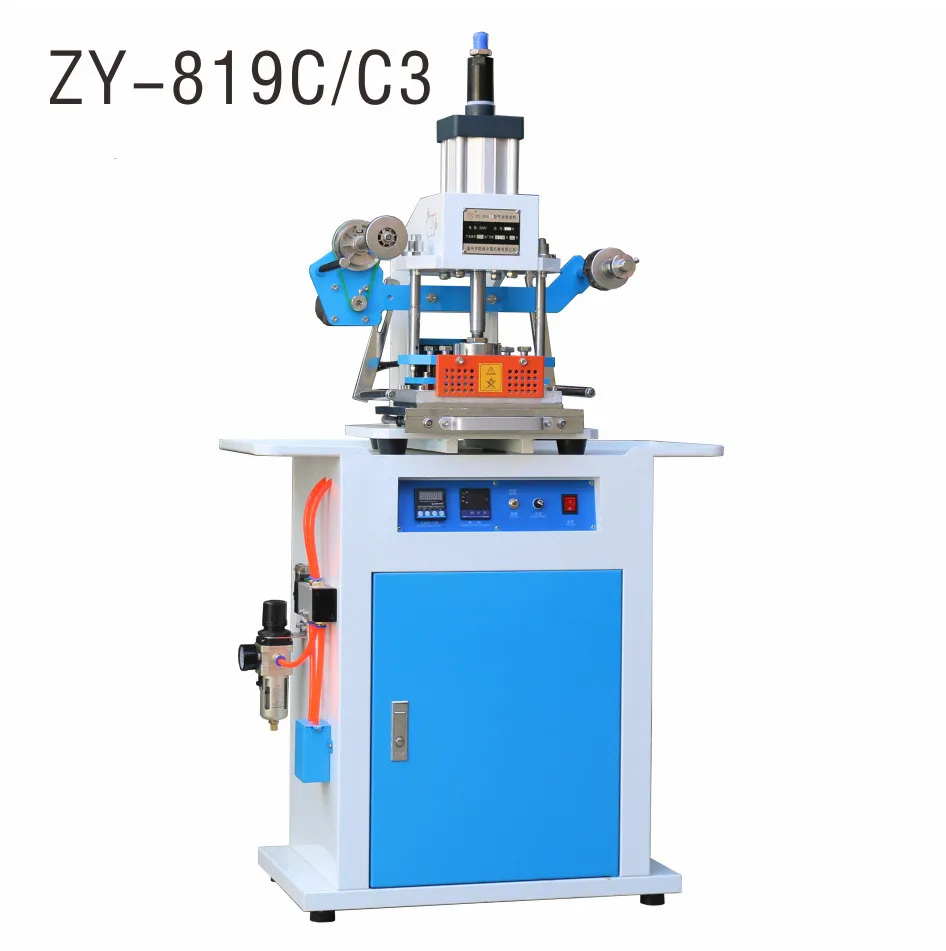 ZY 819C Pneumatic Stamping Machine,leather LOGO printer,pressure words ...