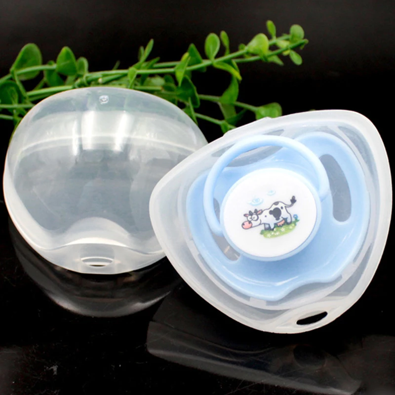1Pcs Baby Pacifier Storage Box Infant Travel Pacifiers Cover ...