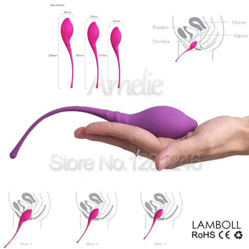 3pcs Set Safe Silicone Smart Ball Kegel Ball Ben Wa Ball Vagina Tighten