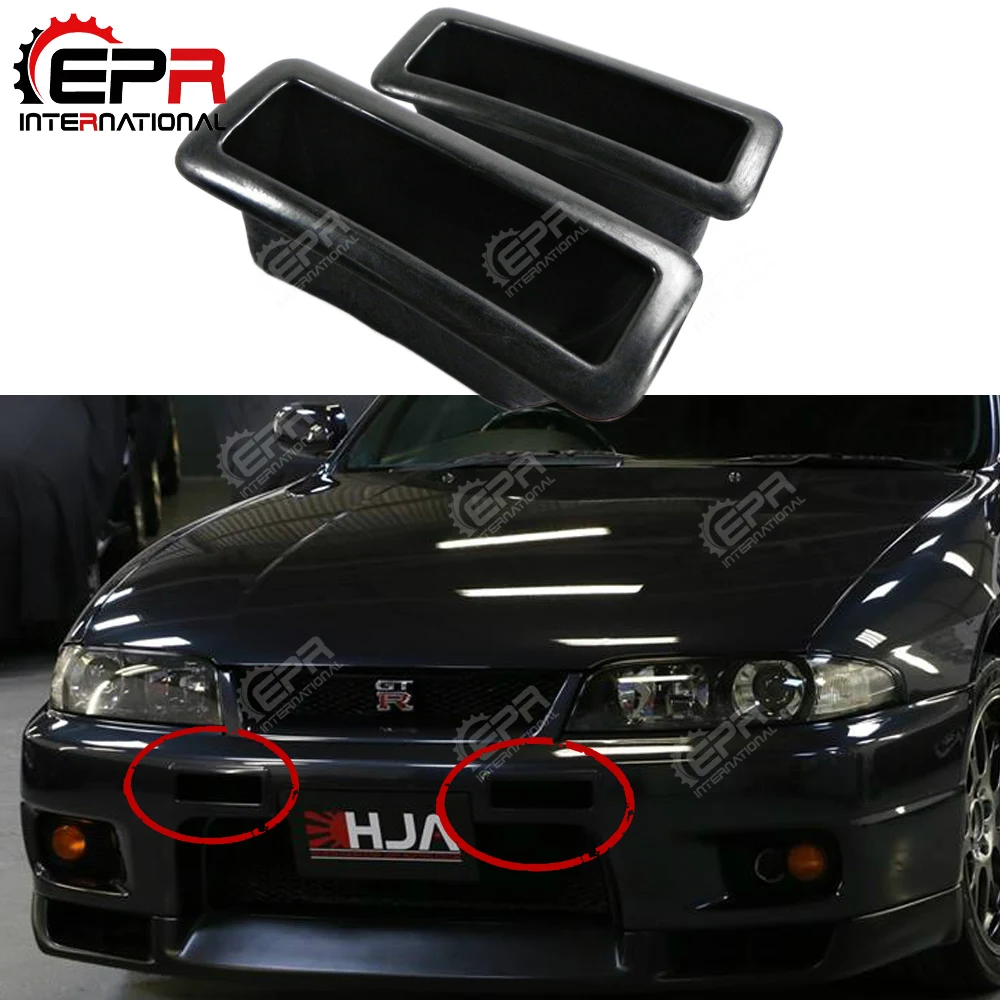 For Nissan Skyline R33 FRP Glass Fiber Bumper Vents Nismo N1 Front Cold ...