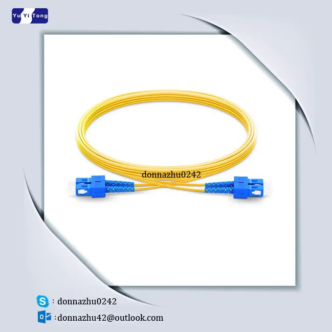 10 pcs Carrier class 3 meter sc sc fiber jumper single mode dual core ...