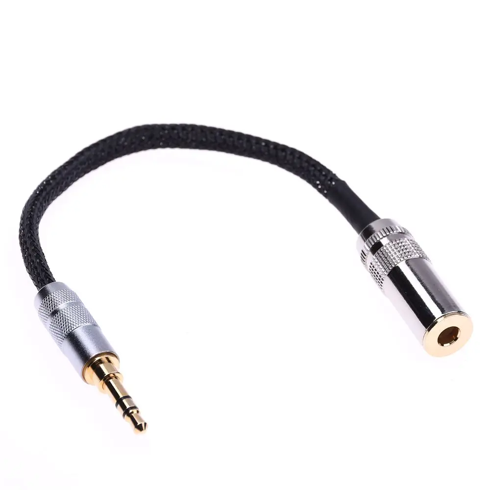 3.5mm Male to 4.4mm Female Balanced Hi end Silver Plated Cable Adapter ...