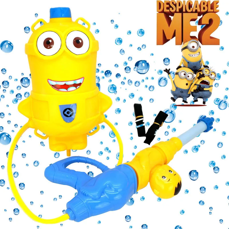 Despicable Me2 Minions Backpack Water Gun Children Toy Gun-in Toy Guns ...