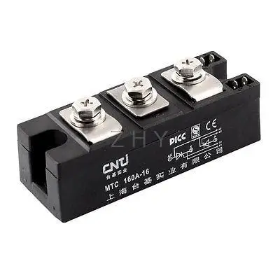 AC 1600V 160A MTC 160A-16 3 Terminal Diode Thyristor Module Transistor ...
