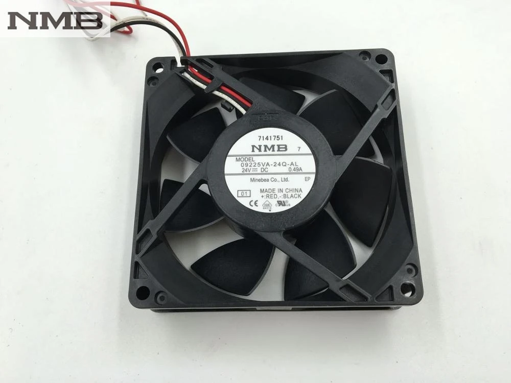 NMB 09225VA 24Q AL 9225 24V 0.49A 케이스 방열 3 선 냉각 팬, 오리지널|cooling fan ...