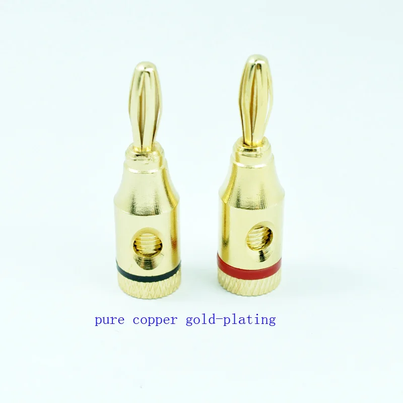 Banana Plug 4 Mm Pure Copper Banana Joint Free-welding - Alligator ...