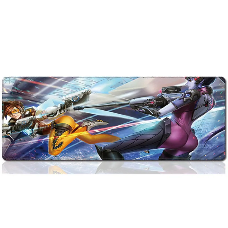 PC gaming mouse pad AWN T1 with large size 700x400mm and 4 colors edge ...