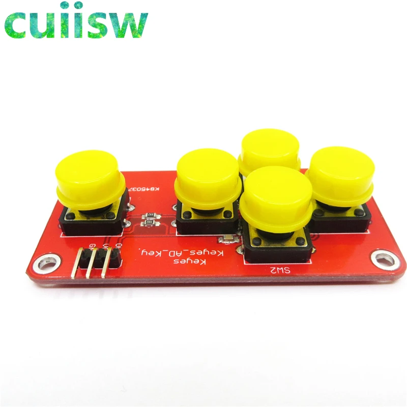 AD Keyboard Simulate Five Key Module Analog Button for arduino Sensor Expansion Board|button ...