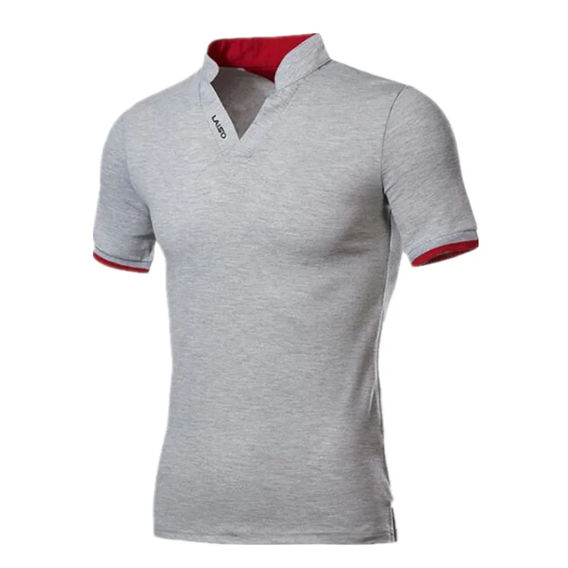2020 Summer New Arrival Stand Collar Polo Shirt Men Short Sleeve Casual ...