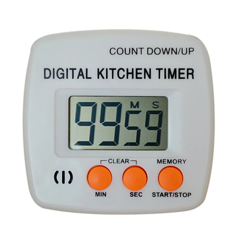 Digital Large Timer Large LCD Digital - Count Up/Down, Loud Alarm ...