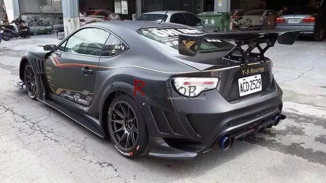 FT86 GT86 FRS BRZ VARIS WIDE VER SIDE STEP PANEL SET FRP FIBER GLASS-in ...