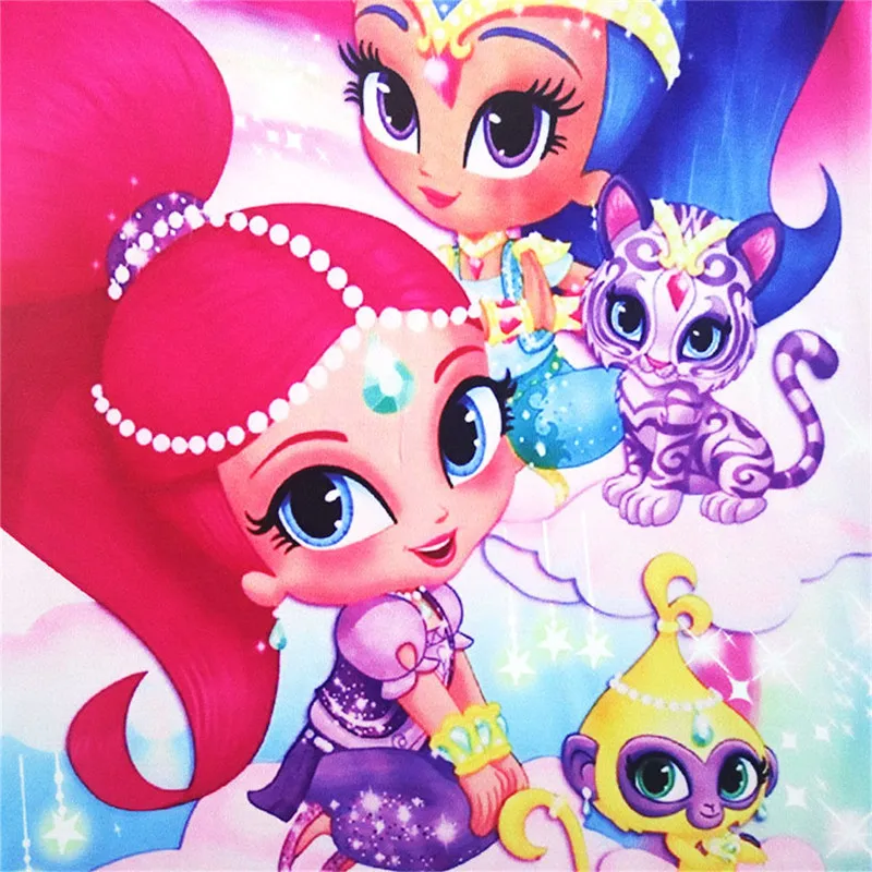 New Arrival Girls Shimmer And Shine Summer Dress Cosplay Shimmer And ...