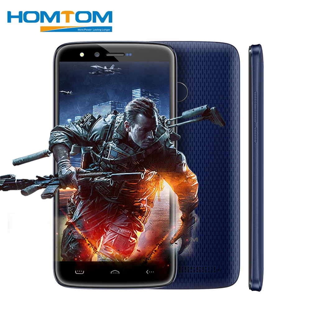 Discount !! HOMTOM HT50 4G Android 7.0 MTK6737 Quad Core Smartphone 5.5 ...