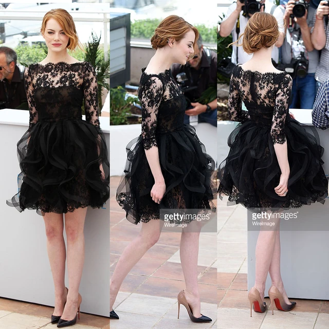 Emma Stone Black Dress