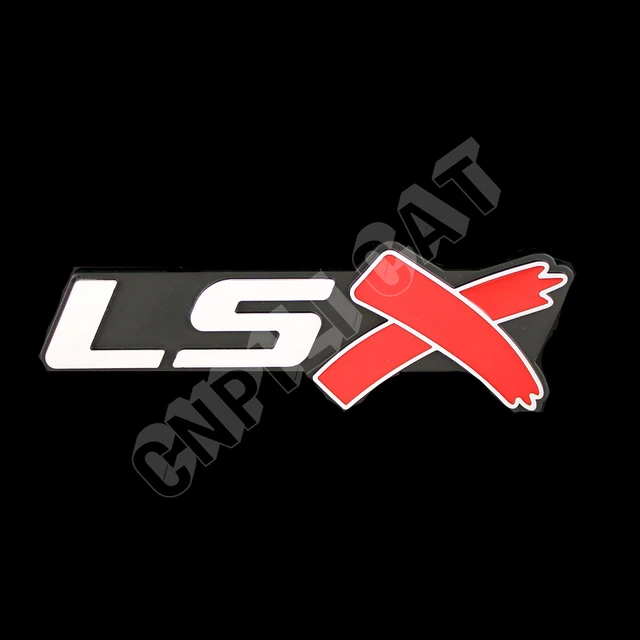 3D LSX Logo ABS Car Body Side Rear Emblem Decal Sticker for Chevrolet ...