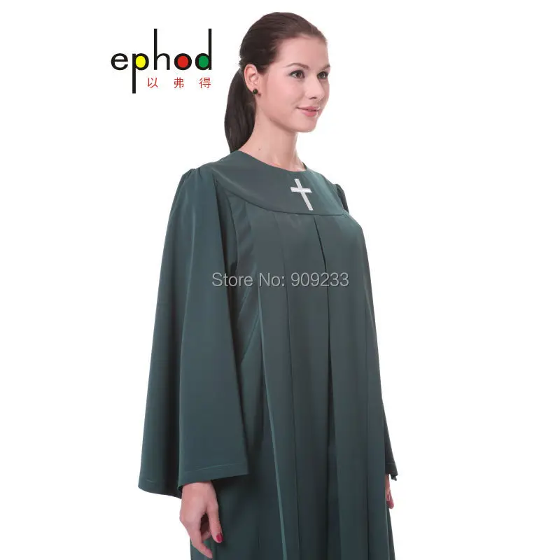 Choir robe SSF097 (Green Robe) Ephod Christian Apparel Church Worship ...