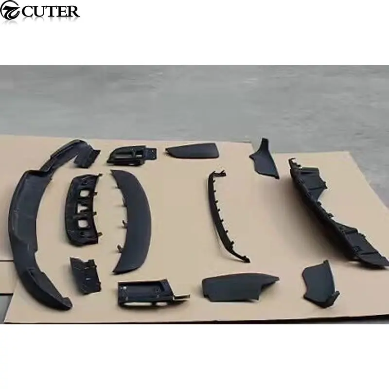 E70 X5 M-TECH Car body kit PP Unpainted front lip rear diffuser for BMW ...