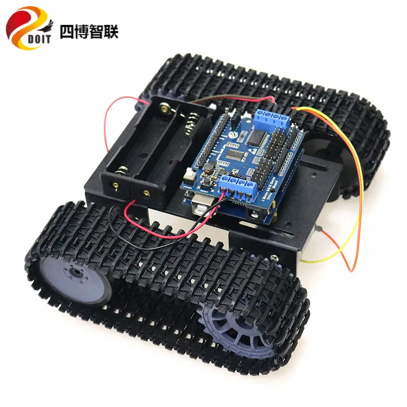 SZDOIT Wifi Remote Control Metal TP101 Tank Chassis Kit ESPduino ...