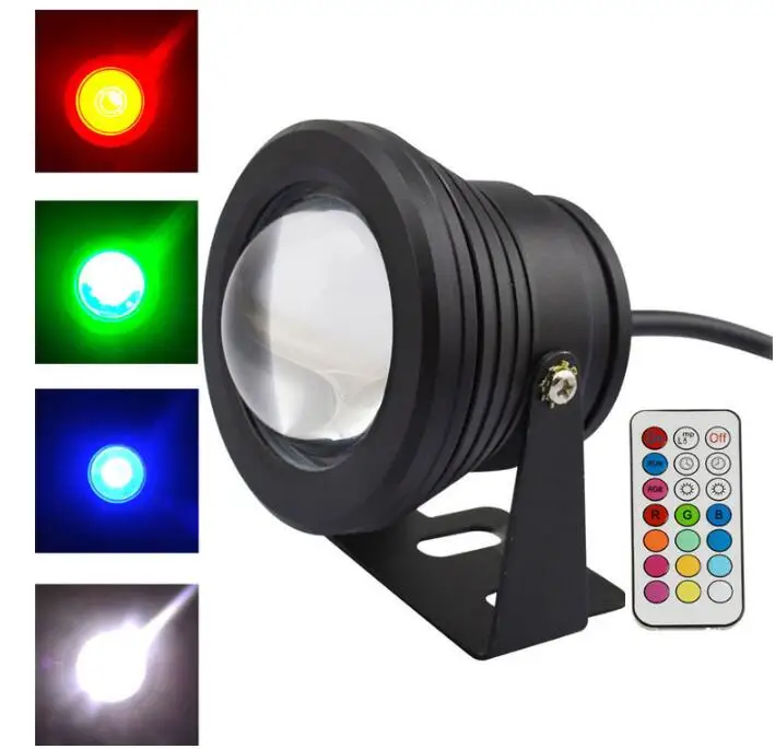 10W RGB 12V LED underwater light single color for swimming pool,flood ...