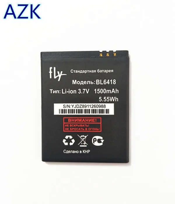 Bateria para telefone celular azk, bl6418, bl 6418, bl6418 com código ...