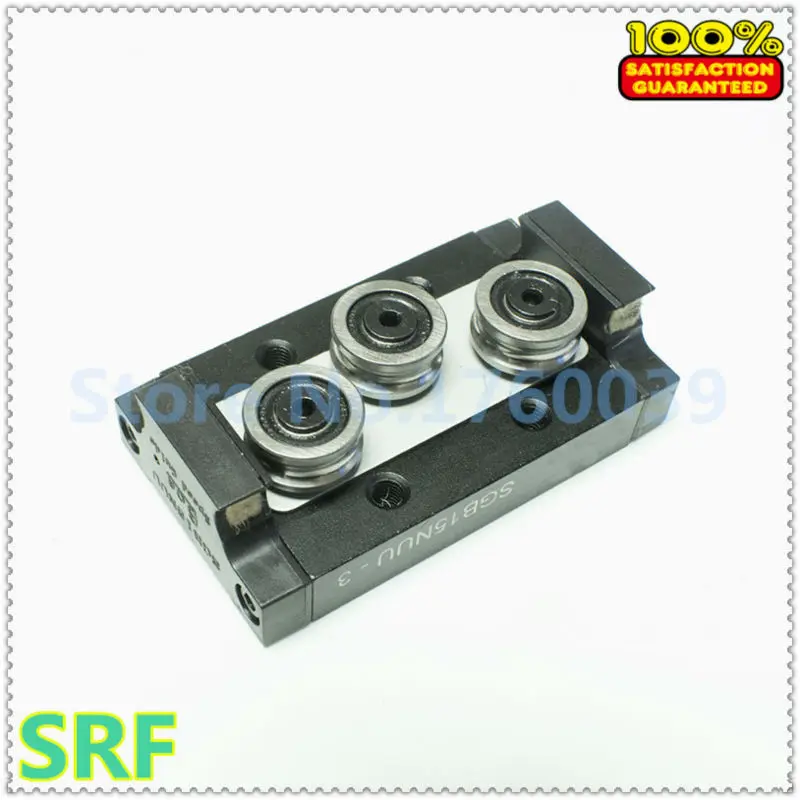 38mm width Aluminum Square Roller Linear Guide Rail 1pcs SGR15V Length ...
