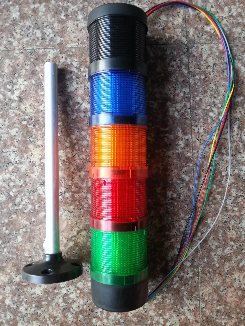 LED-Signal-Stack-Light-Safety-Tower-LT70-4J-With-Buzzer-90dB-Flash ...