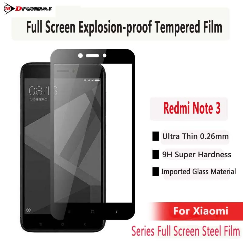 MDFUNDAS Black White Full Cover Screen Protective Film For Xiaomi Redmi ...