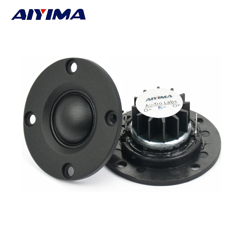 Aiyima 2pcs 52mm Audio Portable Speakers 6 Ohm 30w Dome Silk Film ...
