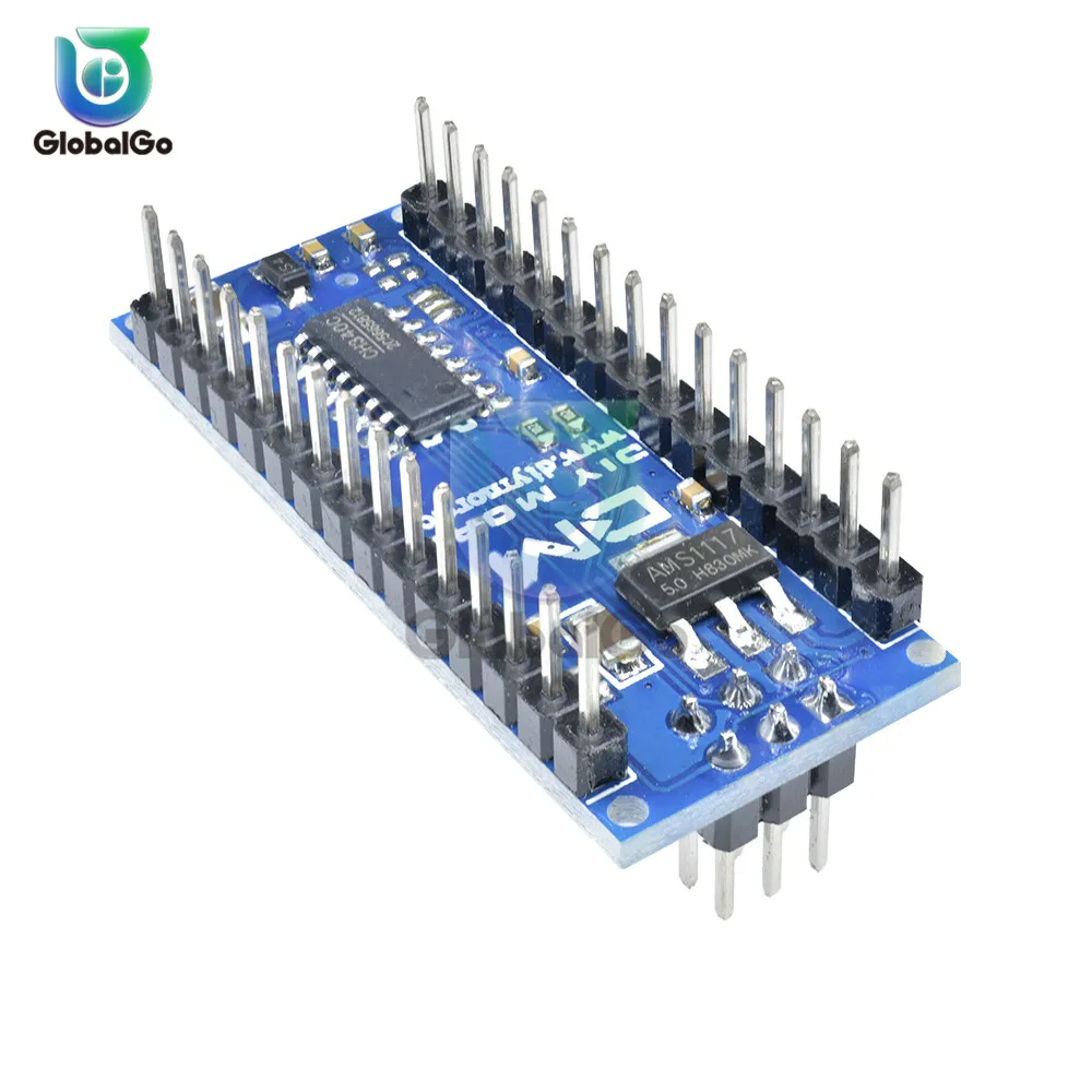CH340 Version NANO V3.0 ATMEGA328P-MU Mini Chip Mini USB Controller ...
