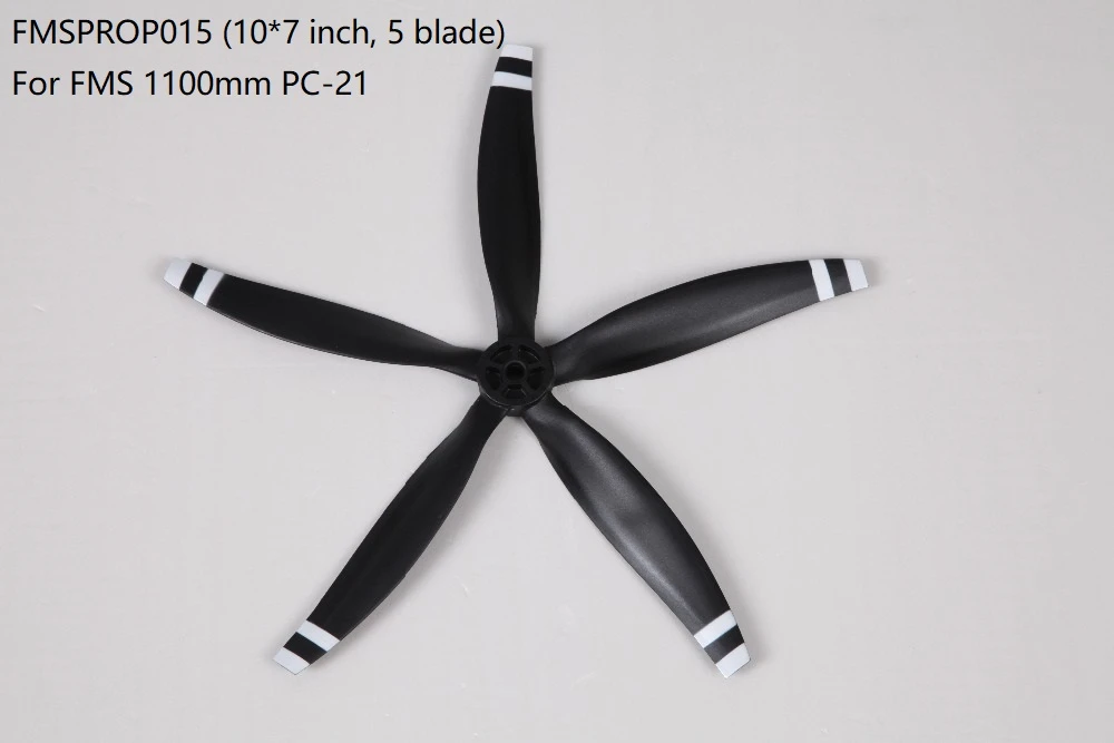FMSRC 1100mm 1.1m PC21 PC 21 Pilatus 10x7 5 blade Propeller PROP015 RC ...