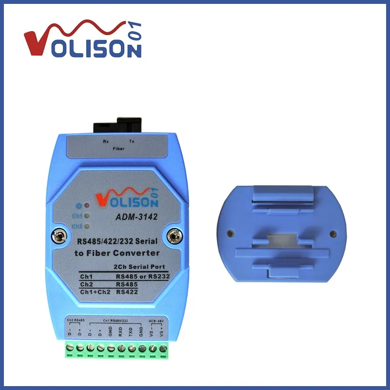 Industrial Grade 2way Bidirectional Rs485 Optical Fiber Conversion 485 Optical Cat 485 Optical ...