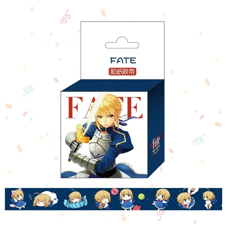 1-5cm-5m-Anime-Fate-stay-Night-Cartoon-Washi-Tape-Adhesive-Tape-DIY ...