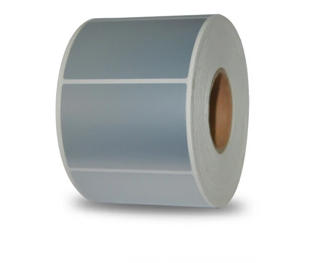 Matte Silver Waterproof Label Paper 60*80mm 500pcs/Roll Thermal ...