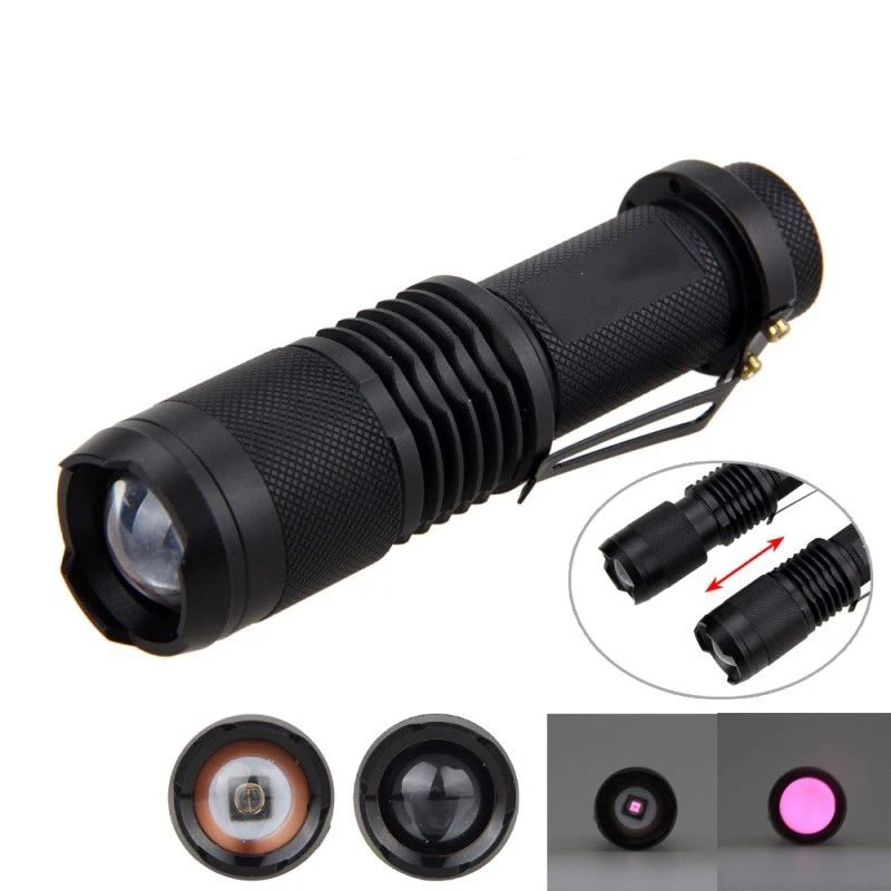 7W IR 850nm Night Vision Flashlight Torch waterproof Infrared Zoomable ...