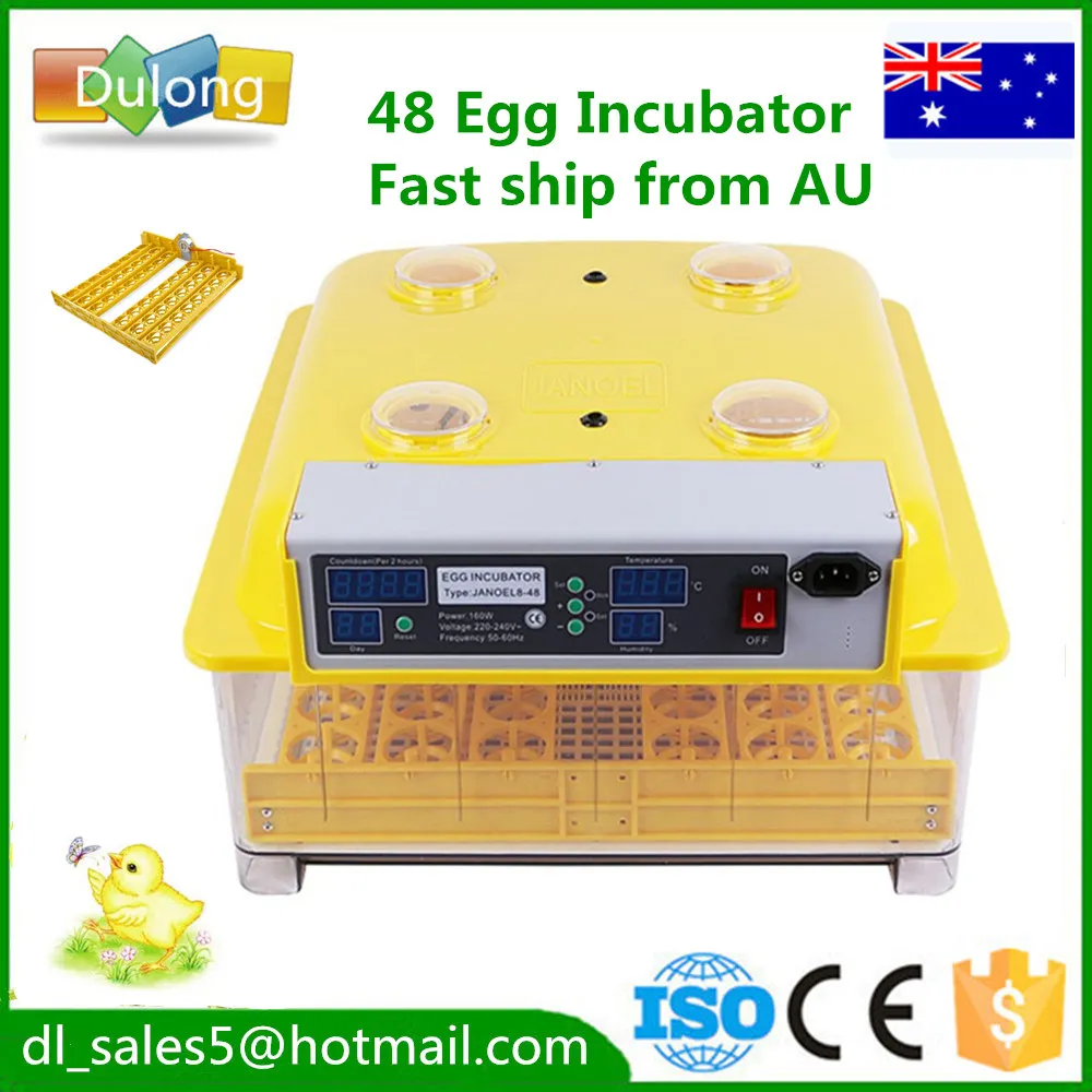 48 Mini egg incubator fully Automatic Brooder hatchery machines hatching eggs|egg incubator|egg ...