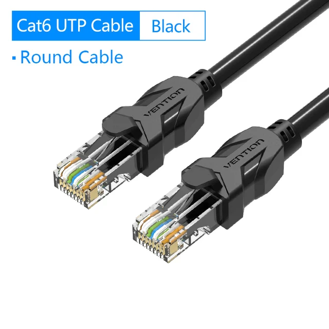 Vention Ethernet Cable CAT6 Lan Cable RJ45 Patch Cord Shielded Twisted ...