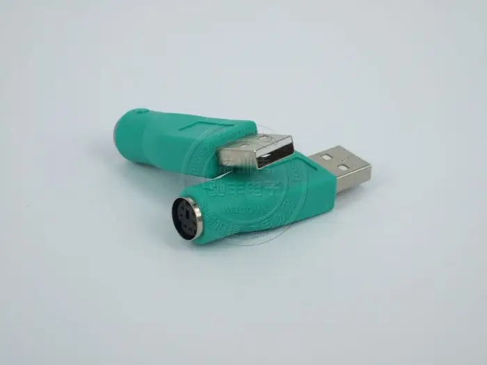 USB Male Socket to for PS2 PS/2 Port 6pin Mini Din Female Plug Adapter ...