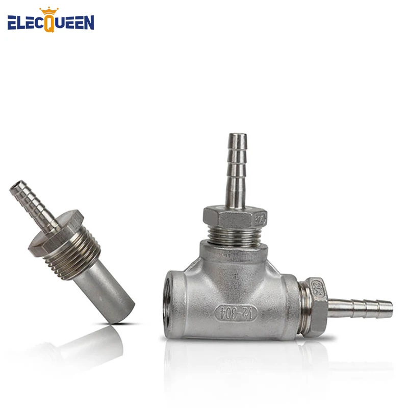 Inline Aeration/Oxygenation Diffusion Stone 2 Micron 1/2" MPT Stainless ...