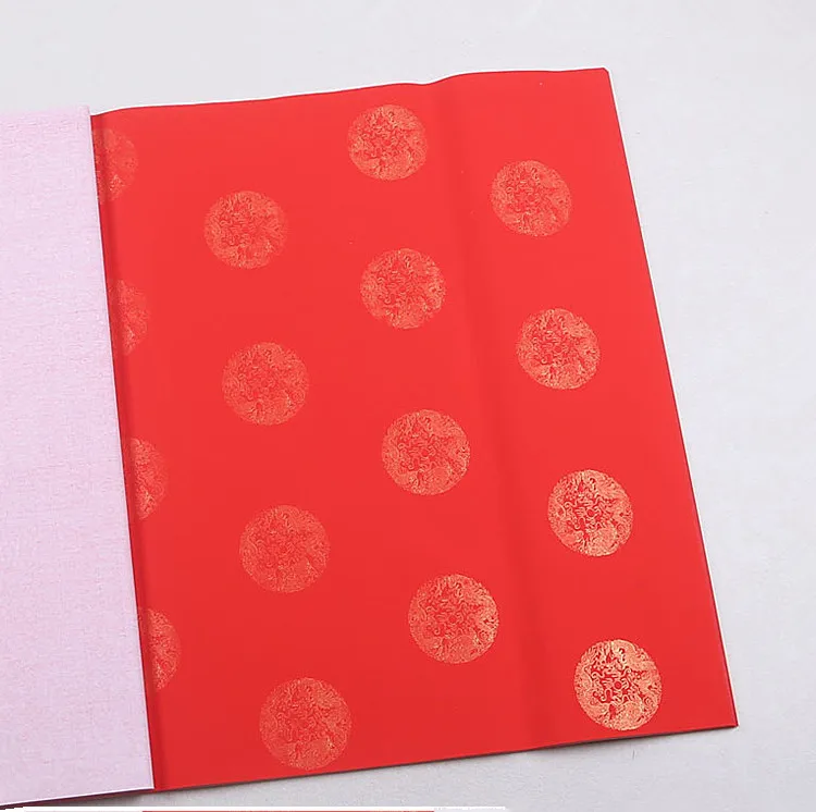 10pcs/lot,70*138cm Chinese Red Xuan Paper for calligraphy and painting ...