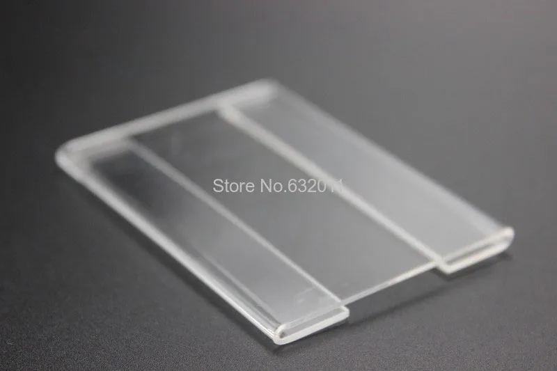 9*13cm 3*3.5 inches acrylic wall mounted sign frame Label holder cover ...